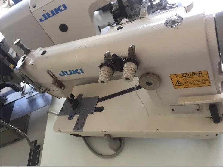 Direct Drive Juki-mh-380 Industrial Double Needles Chainstitch Sewing ...
