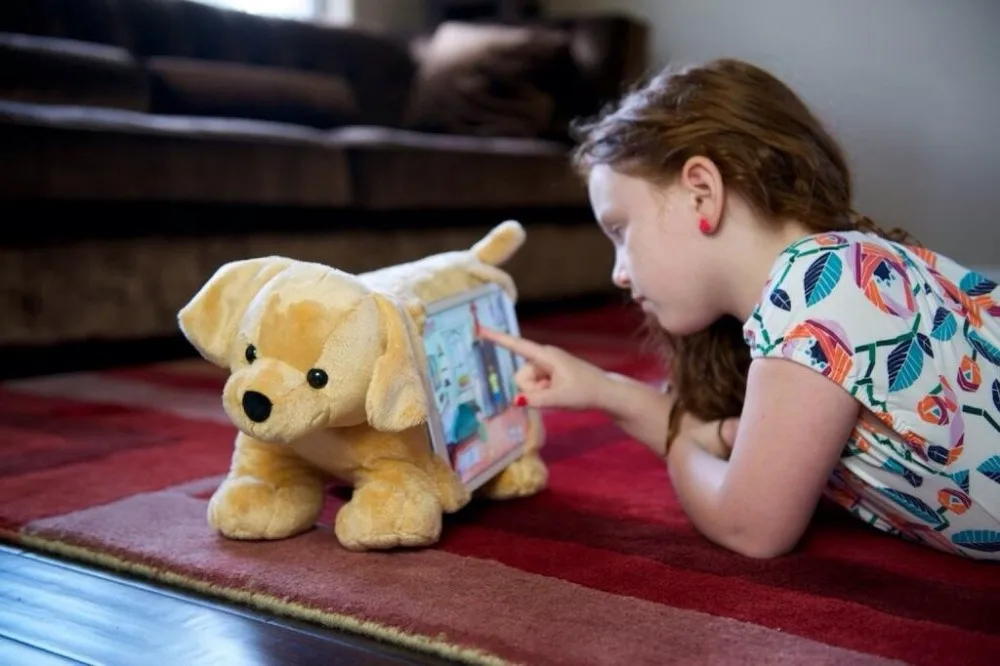 Customized Stuffed Animal Tablet Pillow Case Toy Unicorn Shaped Ipad ...