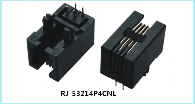 6p6c 4 Pin 6 Pin Modular Jack 4p4c Rj11 Socket Jack Female Connector Telephone Jacks - Buy Smd ...