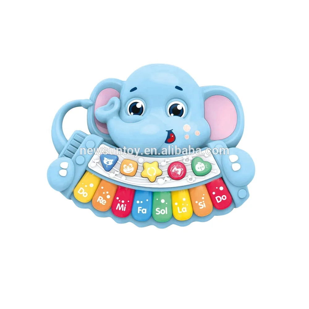 Wholesale Educational Cartoon Elephant Musical Piano Keyboard ...