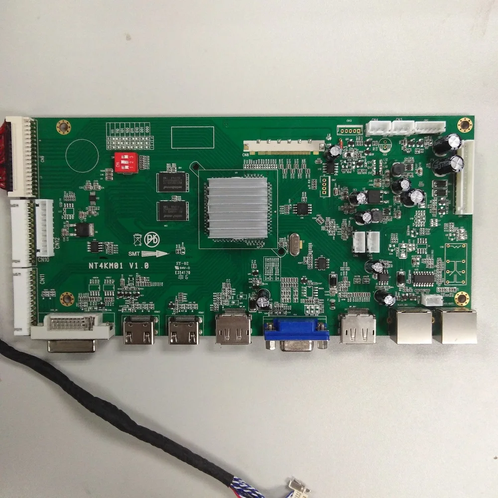 1x2 Video Wall Controller Lcd Segment Display 4k Splicing Controller Board For Supermarket Shelf ...