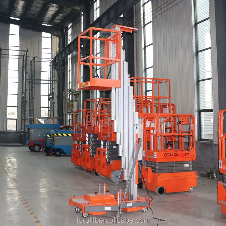 6m Portable One Person Operate Aluminium Man Lift - Buy Push Around ...