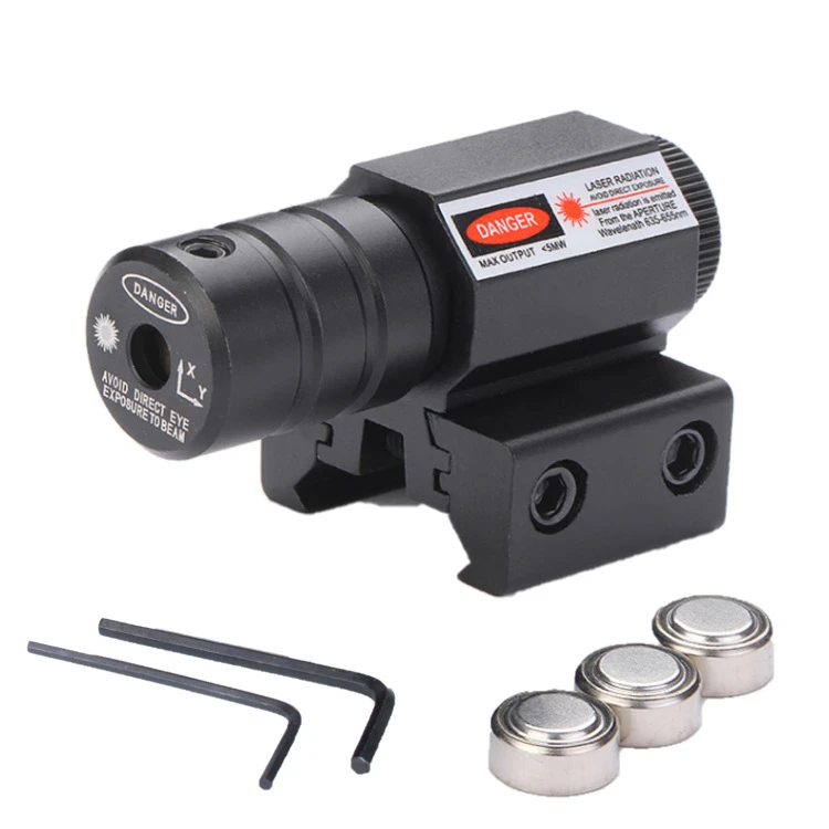 Gun Scope Rail Remote Switch Beam Hunting Tactical Red Dot Laser Sight ...