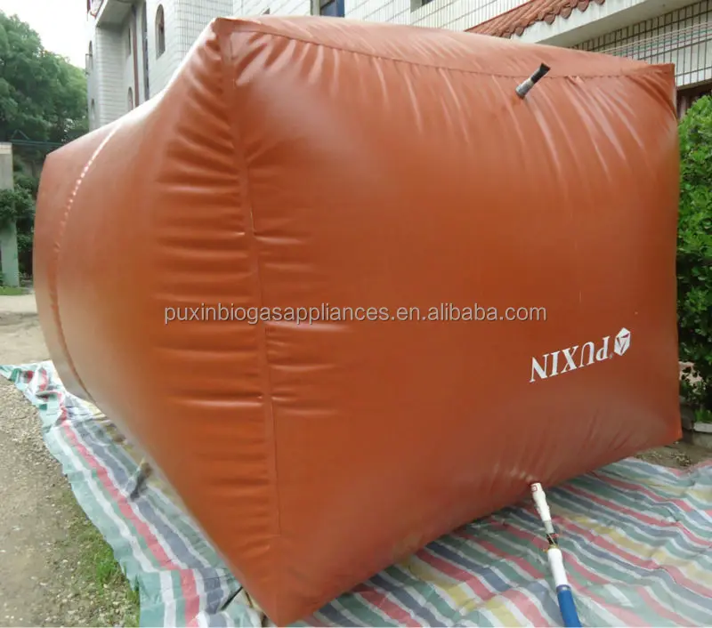 Puxin Large Size Biogas Plant Use Customized Durable Biogas Storage Bag ...
