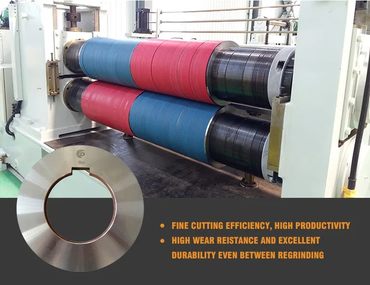 Tct Rotary Slitter Knives For Metal Slitting - Buy Rotary Slitter ...