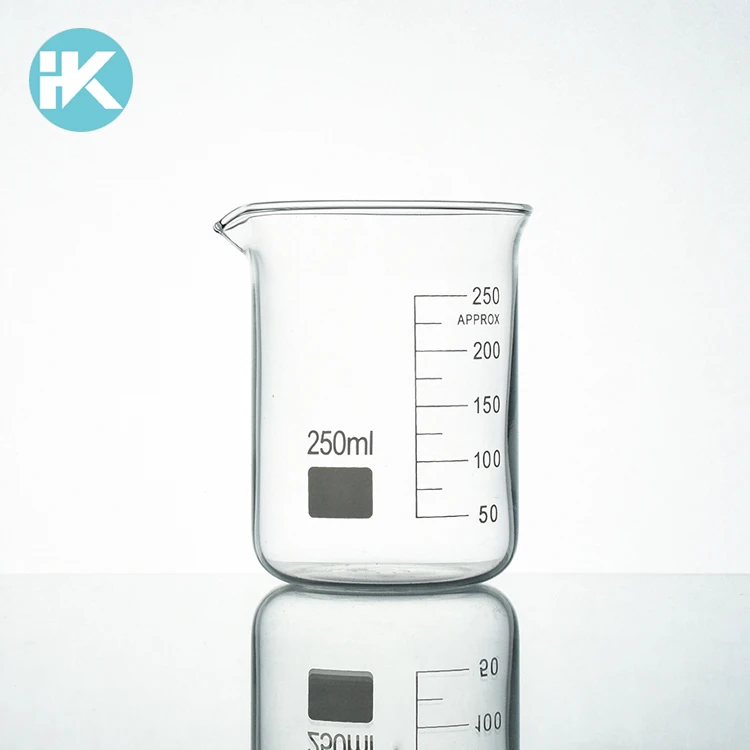Huke Scientific Borosilicate Glass Beakers - Heat Resistant Lab Equipment