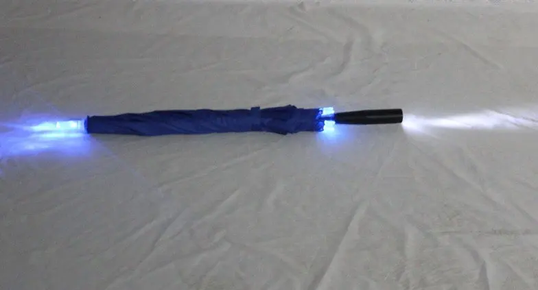 Umbrella with Led Shaft Standard Umbrella Size Market Torch Handle LED ...