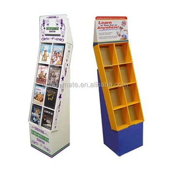 Cardboard Folding Portable Book Display Stands - Buy Portable Book ...