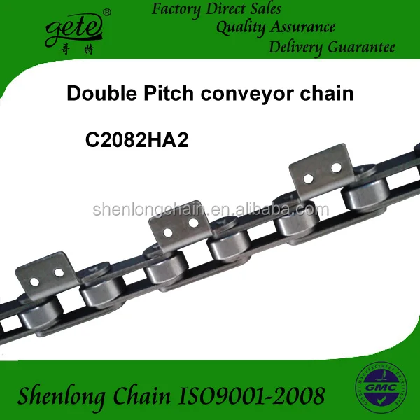 Conveyor Roller Chain C2082h With K2 Attachments Every Link Both Side ...