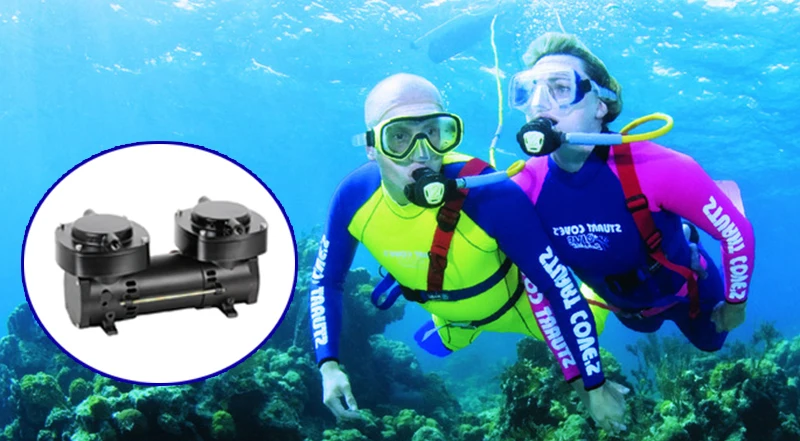 24v Mini Hookah Breathing Pump 12v Portable Scuba Diving Pump - Buy 12v ...