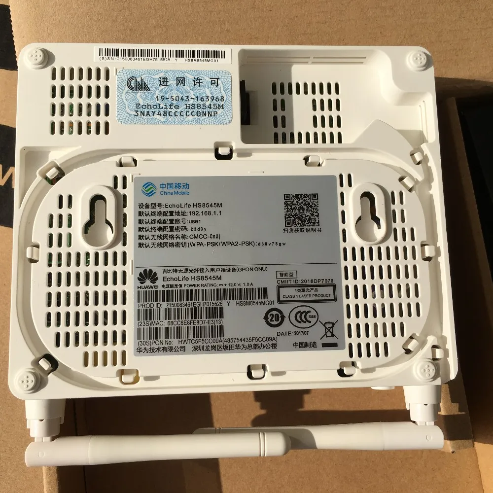 New Hs8545m Gpon Onu Huawei Ont 1ge+3fe+1voice+usb+wifi External ...