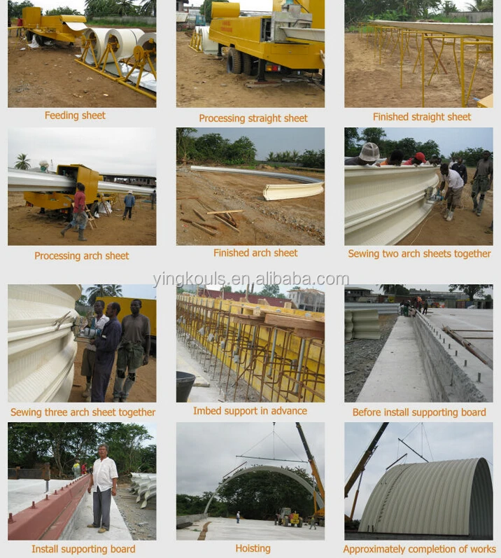 Standing Seam Arc Metal Roof Profiling Machine - Durable & Efficient