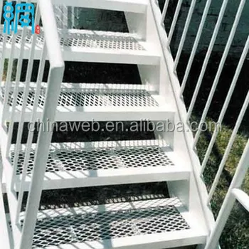 Expanded Metal Mesh Protection For Stair Or Stairway - Buy Galvanized ...