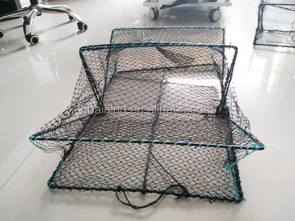 Square Fishing Folding Crab Traps - Durable & Efficient