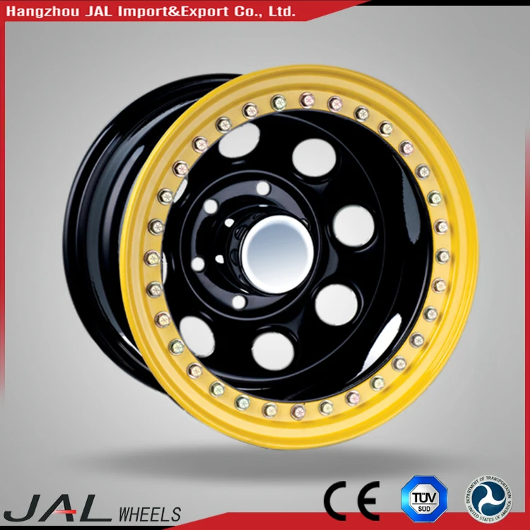 Colorful Steel Beadlock for Cars - 17x10 Steel 6-hole