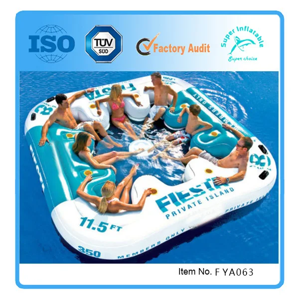 Inflatable Aqua Club Island Floating Lounge - Buy Aqua Club Island,Aqua ...
