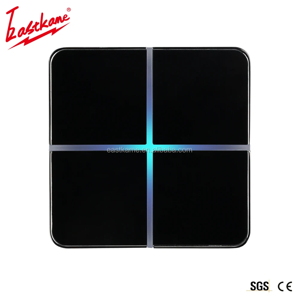 KNX EIB Smart Home Automation System - Touch Panel 4-Way Switch with ...