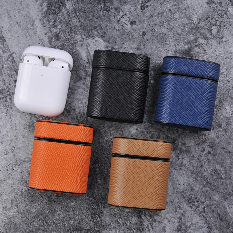Fashion Square Pc Groove Blank Case For Airpods 2 Custom Inlay Luxury ...