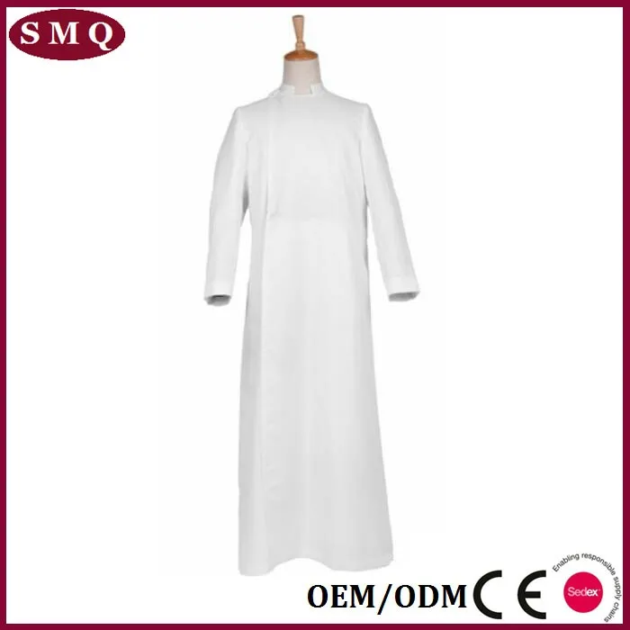 Pulpit(clergy) Robe White Surplice Cassock With Cincture - Buy Cassock ...