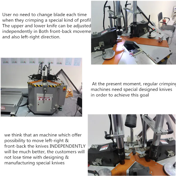 Aluminum Window Sash Making Crimping Machine - Cardboard Crimper