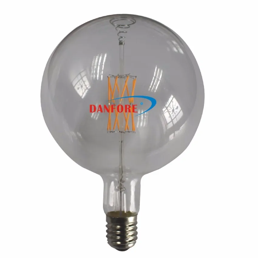 8w Extra Large Mega Globe Vintage Led Filament G200 Led Bulb With Glass ...
