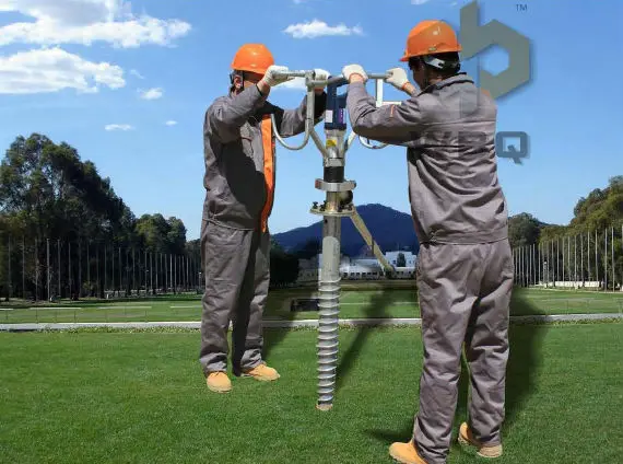 Ground Screw Anchor Piling Machine Spiral Drill For Ground Anchorshd-06 ...