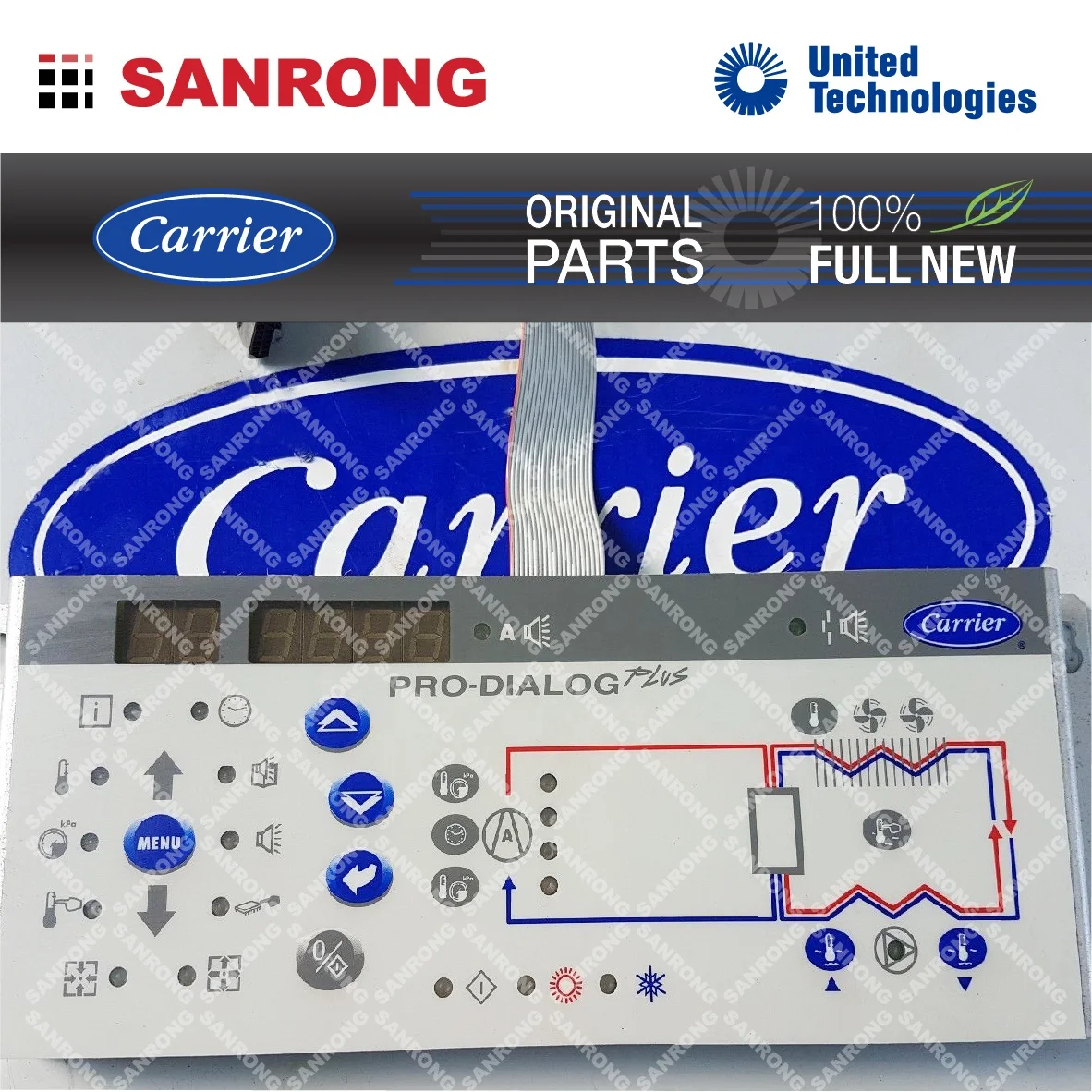 Carrier Pro-dialog Plus Display Panel 32gb500092ee 32gb500092 For 30rb ...