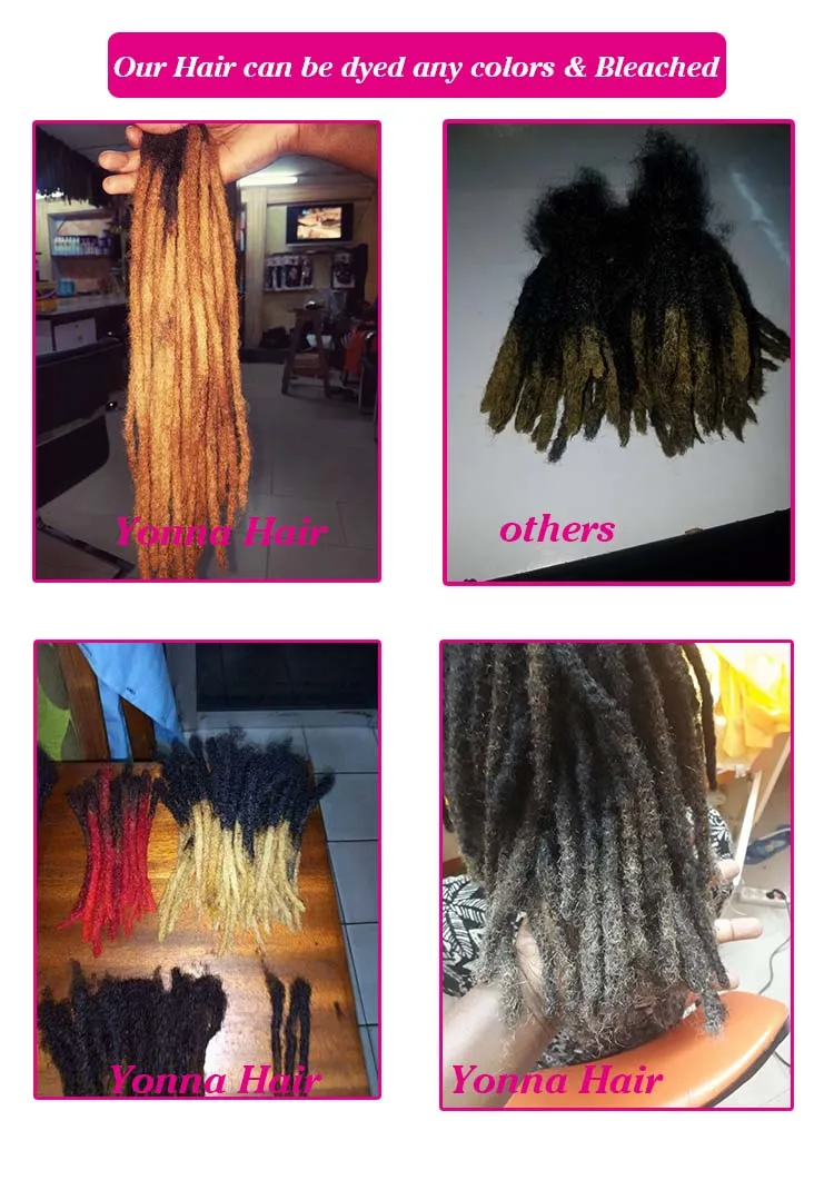 Human Hair Microlocks Sisterlocks Dreadlocks Extensions Full Handmade ...