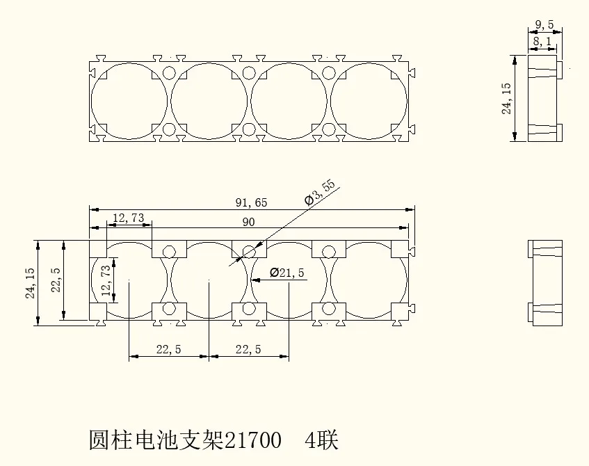 21700 Battery Holder DIY - Reliable 20700 Bracket Spacer