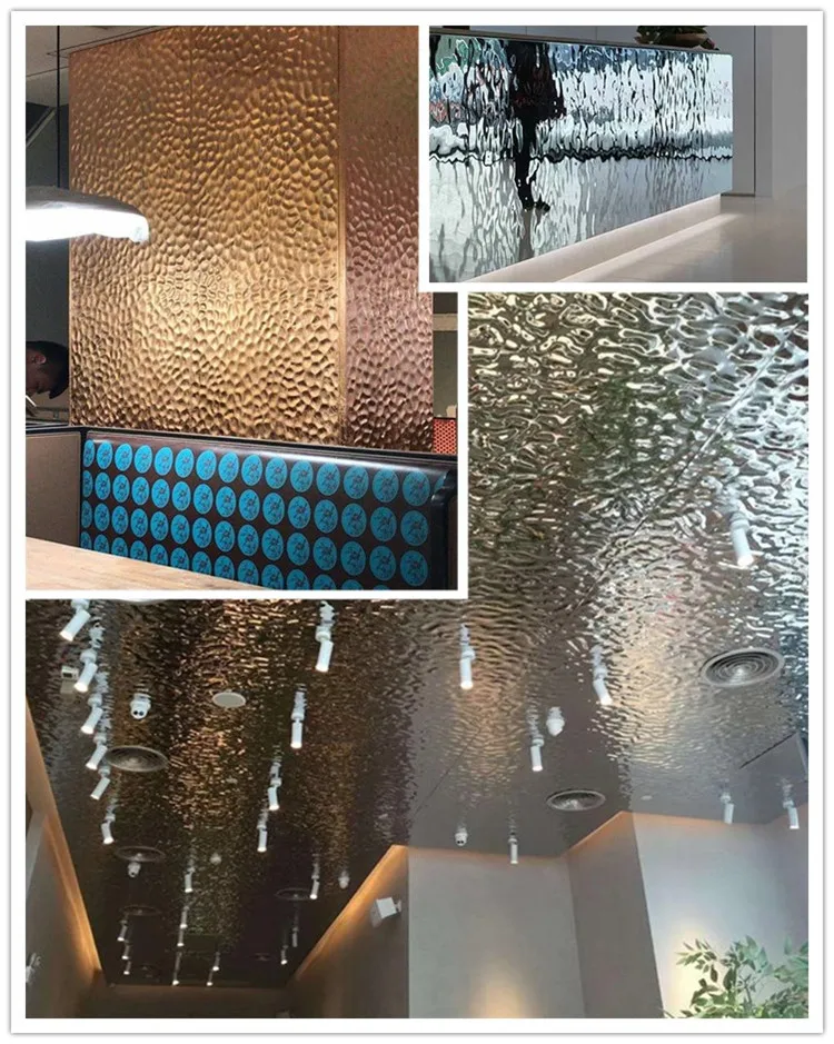 Water Ripple Finish Stainless Steel Sheet For Wall Cladding - Buy ...