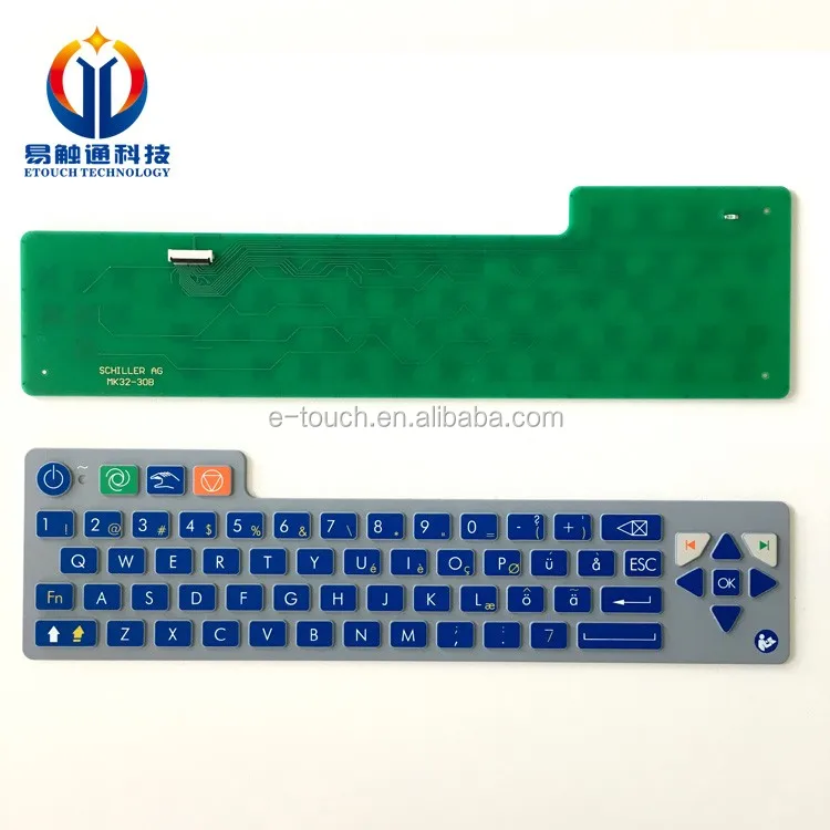 Custom Pcb Rubber Membrane Keyboard Pcb Membrane Switches - Buy Chinese Factory Manufacture ...