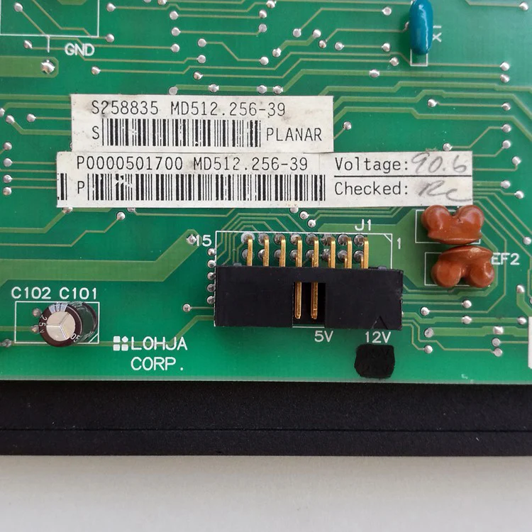 512x256 Plasma Display - 8.6 Inch Monochrome Industrial Solution