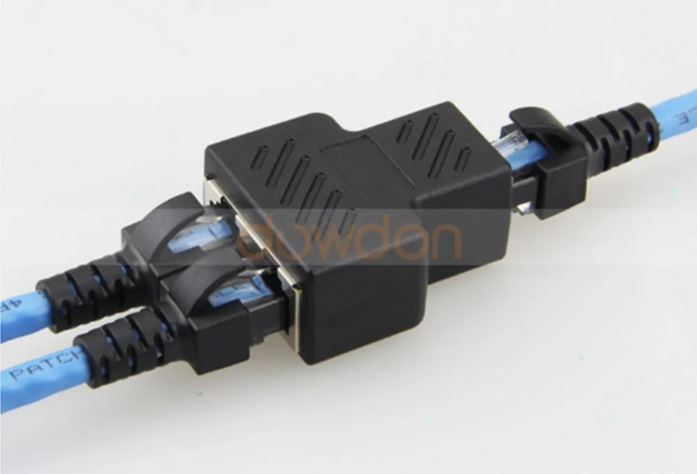 Rj45 Female To Female Network Adapter 2 Port Female Lan Ethernet Socket ...