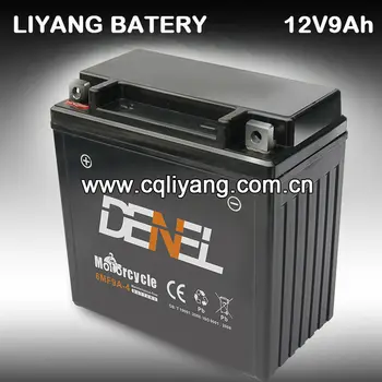 Motorcycle Part/12v 9a Dry Charged Maintenance Free Batteries For ...