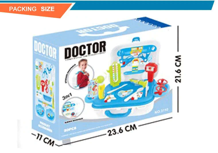 Kids Mini Plastic Pretend Operating Table Play Doctor Toys Set - Buy ...