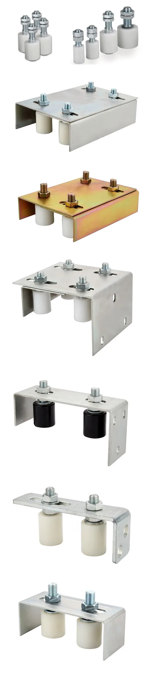 Zinc Plated Sliding Door Roller Brackets - Durable & Efficient