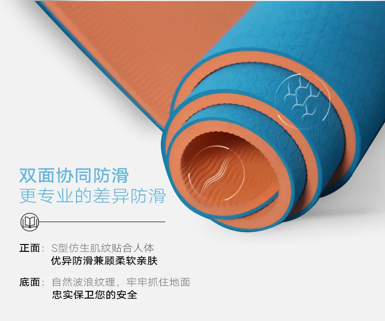 Yoga Mattress Tpe High Elasticity Material,Tpe Yoga Mat - Buy Tpe High ...