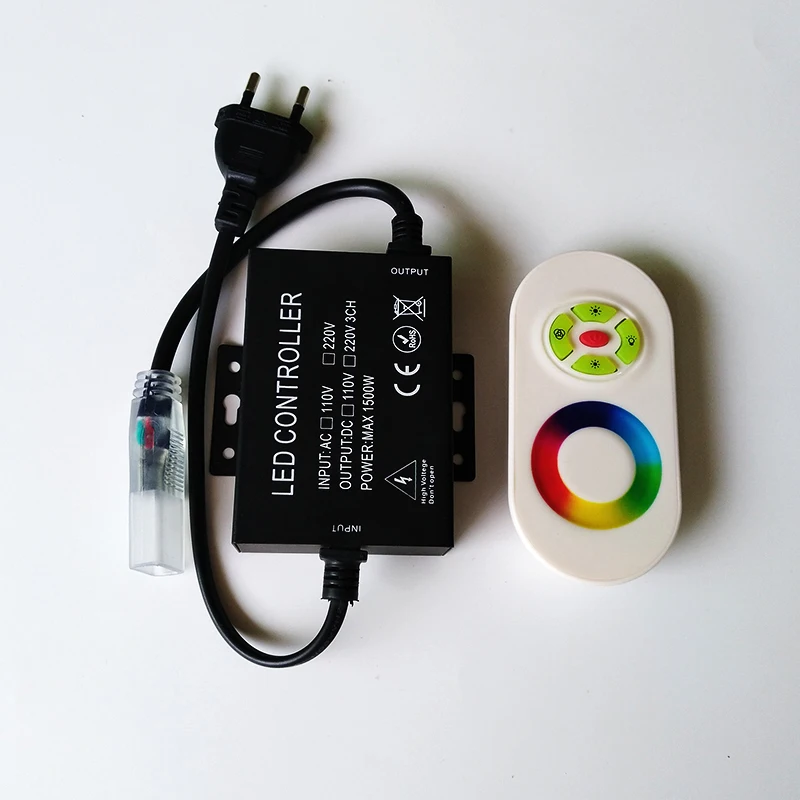 120V 110V 220V 230V high voltage LED light bar touch wireless RF LED ...