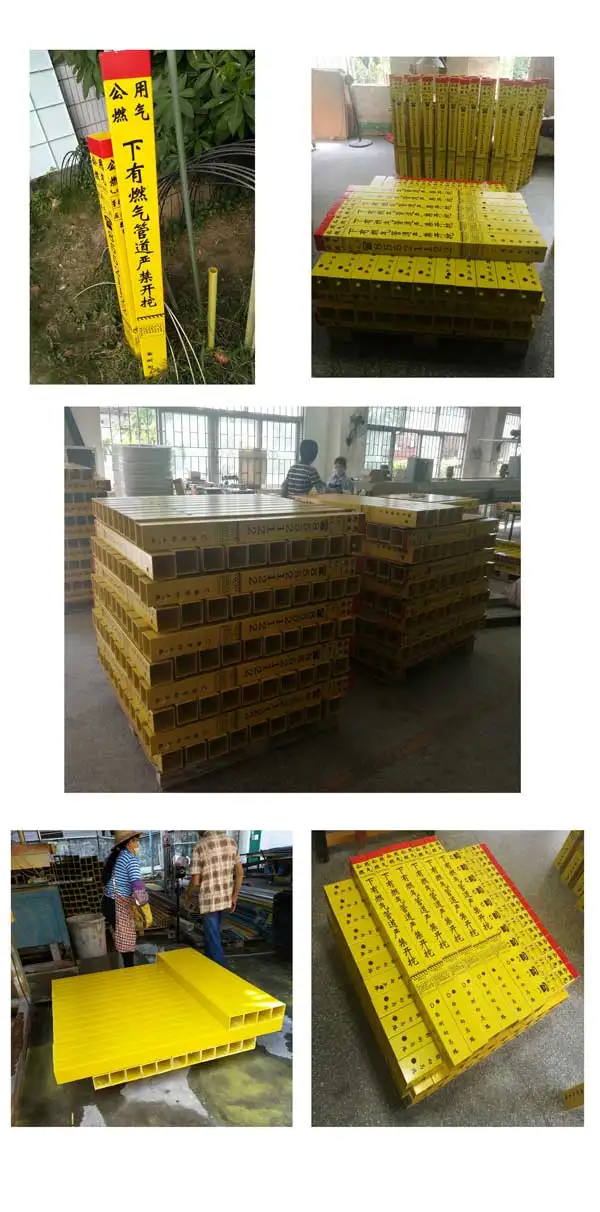 Dongguan Sanchuang Customized Fiberglass Marker Post Frp Grp Sign Post ...