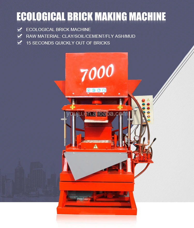 Eco7000 Semi Automatic Brick Making Machine - Buy Semi Automatic Brick ...