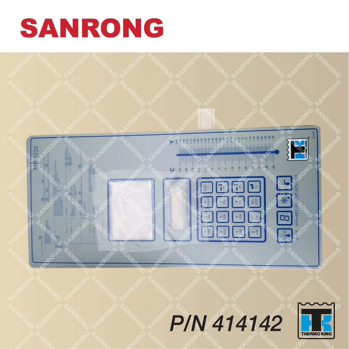 414142 41-4142 Keypad Assembly for Thermo King Reefer
