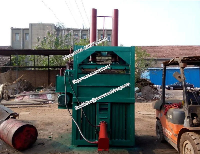 Hay Grass Hydraulic Press Baler Machine/hydraulic Hay Bale Press And ...