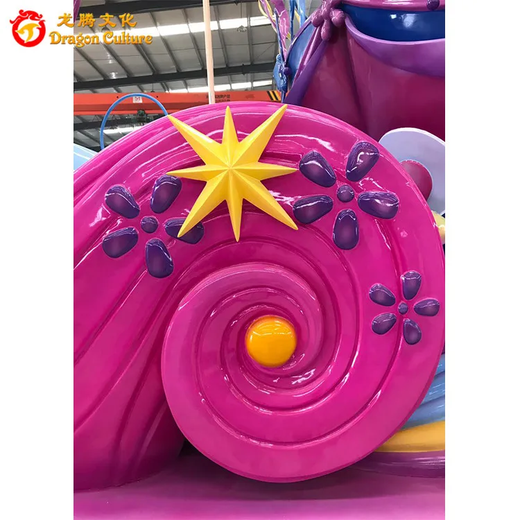 Customized Amusement Park Big Cartoon Float Parade Decorations