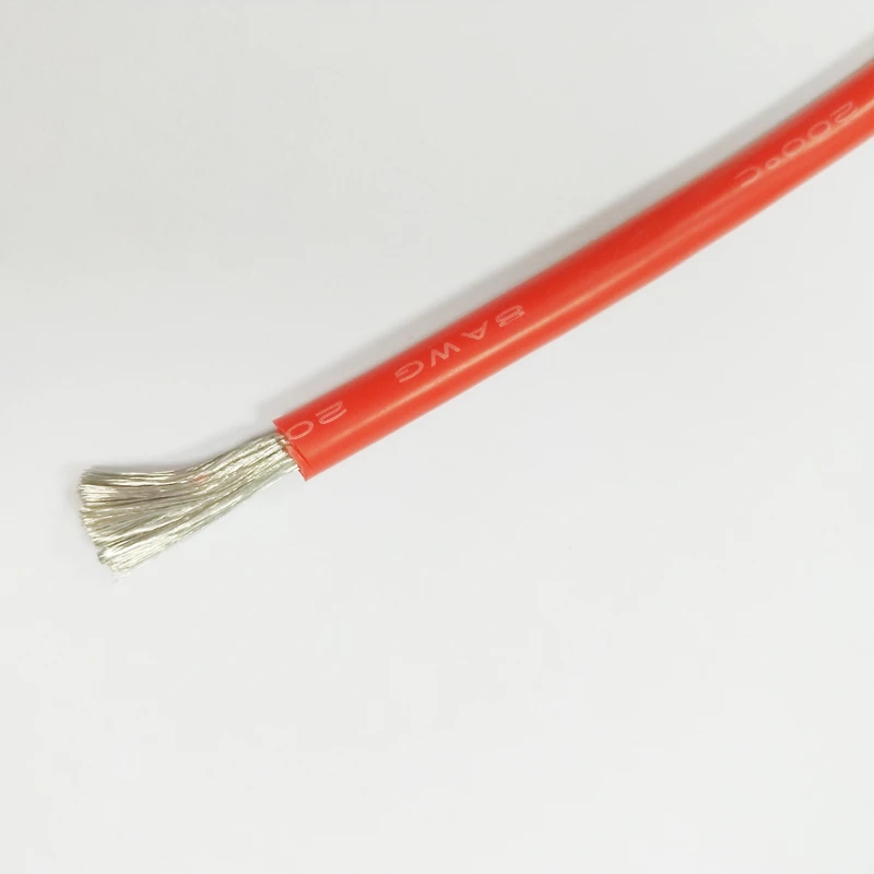 Super Flexible 4 AWG Gauge Silicone Wire - High Temp