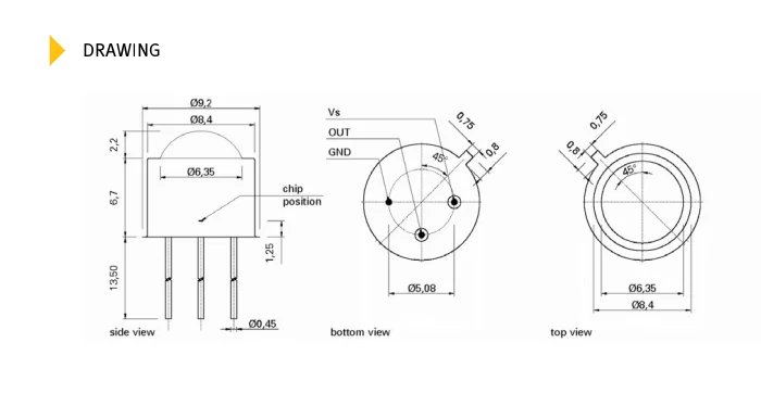 Sic Uv Sensor For Low Uvc Radiation Detection Uv Photodetector Tocon-c2 - Buy Uv Sensor,Uv ...