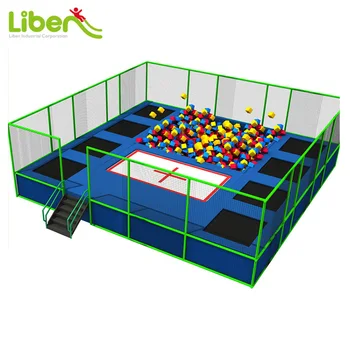 With Foam Pit Trampoline Mat Cheap Square Gymnastics Trampolines - Buy ...