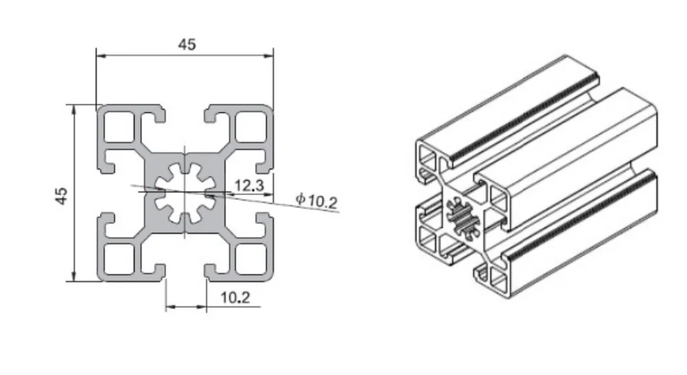 Snap Aluminum Extrusion Frame Profile for the caravan Window and Door ...