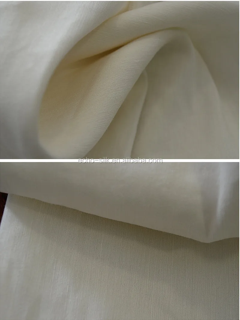 Silk Linen Crinkle Ggt Fabric,Soild Silk Linen Fabric For Dress Garment ...