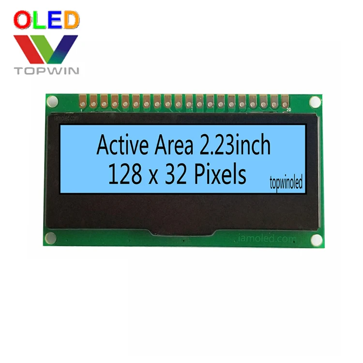 2.23'' 2.23inch 2.23 Inch 128x32 Pixels Green Oled Display Module ...