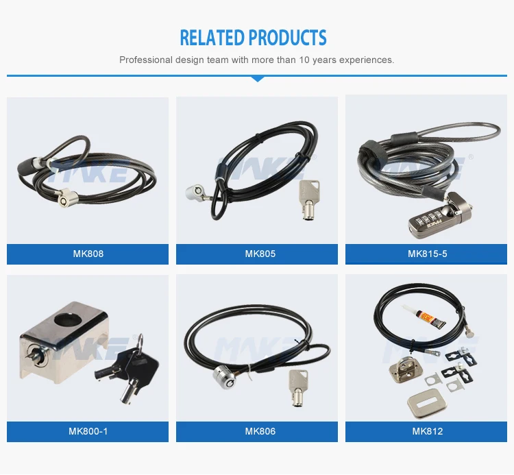 MK810-5 Metal Screw Computer Case Lock - Secure & Durable